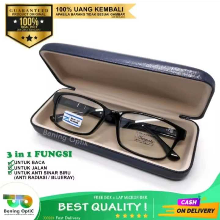 Promo-Kacamata Double Fungsi Baca Dan Jalan Lensa Blue Ray Anti Radiasi ...