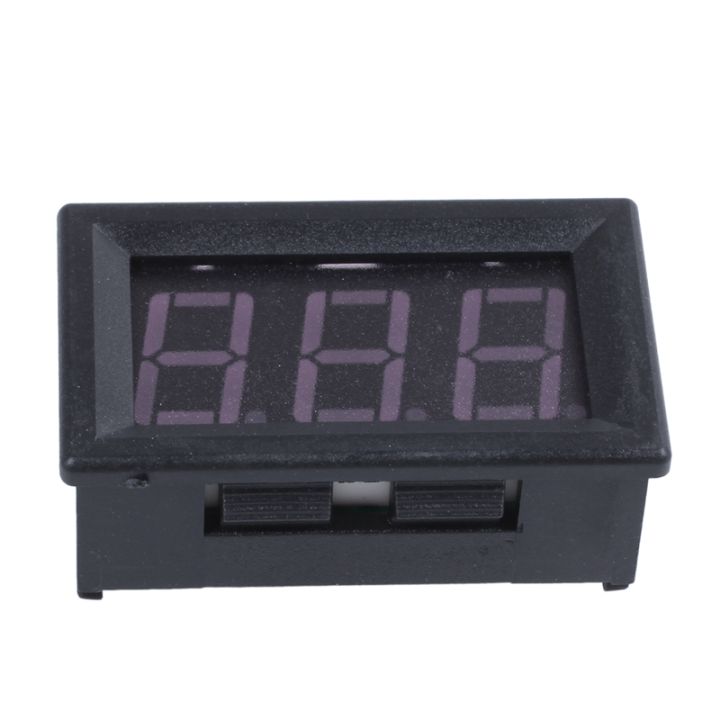 Fluke Voltmeters Mini Digital Voltmeter - 3-Wire Red LED Display DC 0 ...