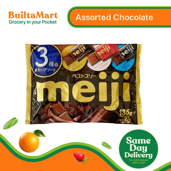 Meiji Best 3 Assorted Chocolates (108g) | Lazada PH
