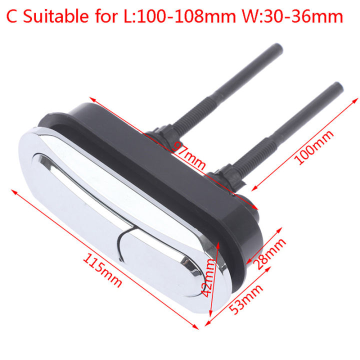 [MENGYUR] 1pc Dual Flush Toilet Tank Button Round Square Toilet Push ...
