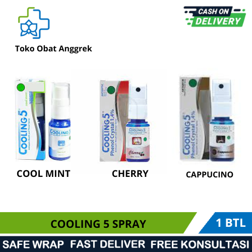COOLING 5 SPRAY / OBAT SEMPROT UNTUK SARIAWAN / OBAT UNTUK SAKIT ...