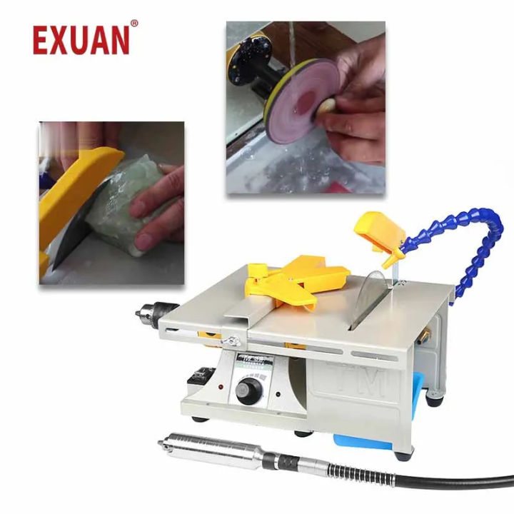 Multifunction Mini Table Saw Stone Polisher Jade Engraving Machine ...