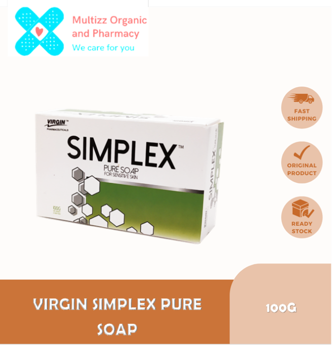 VIRGIN SIMPLEX PURE SOAP 100G | Lazada