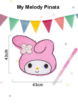 My Melody Party Pinata (43cm x 43cm x 9cm)(Comes With Customised Pinata ...