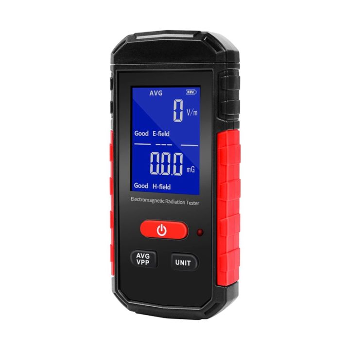 (FHZY) EMF Meter Electromagnetic Radiation Detector Rechargeable ...