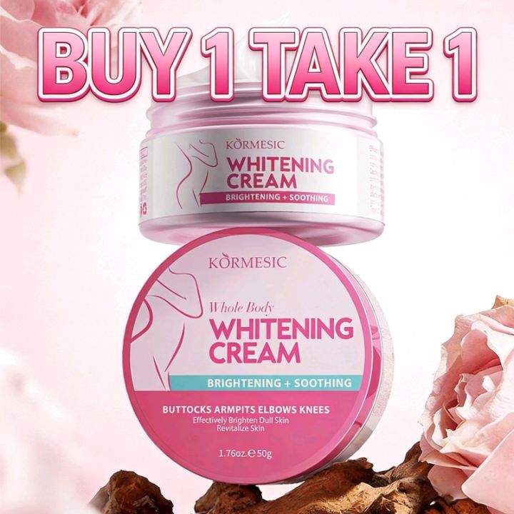 Whole Body Whitening Cream Brightens Dark Areas Gentle Formula ...