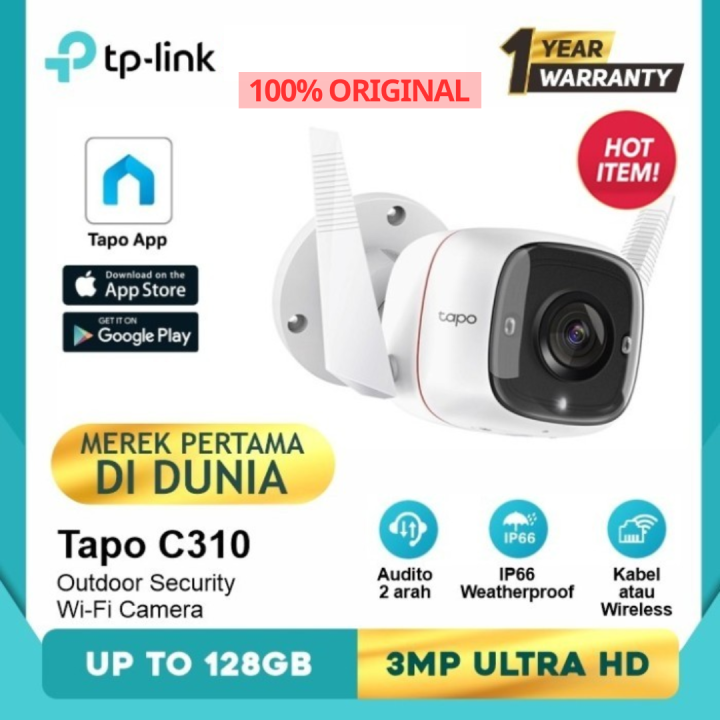 Tapo C310 3MP Outdoor Security Wi-Fi Camera CCTV IP Camera TP Link ...
