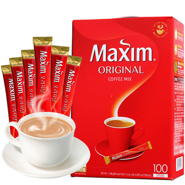 Maxim Original Mild Korean Coffee Mix BOX 100 Sticks | Lazada PH