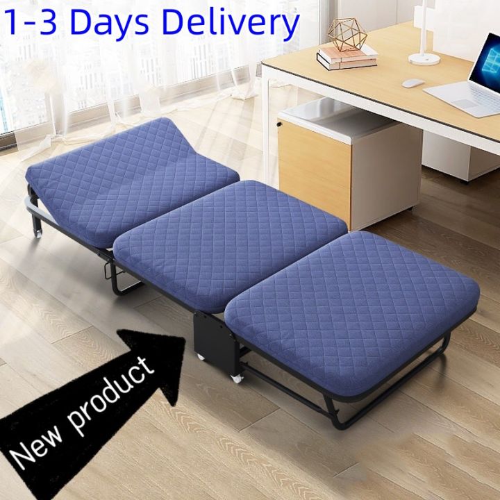 Folding Bed Portable Bed Recliner nap nap bed balcony portable leisure ...