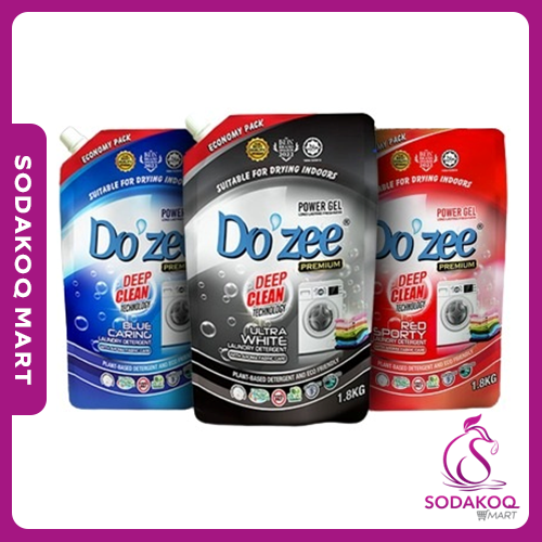 DO'ZEE Power Gel Blue Caring / Red Sporty / Ultra White (1.8kg) / Royal ...