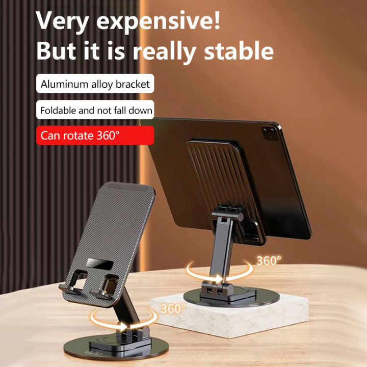 360 Degree Rotating Multi-Angle Tablet Stand Holder ergonomic foldable ...