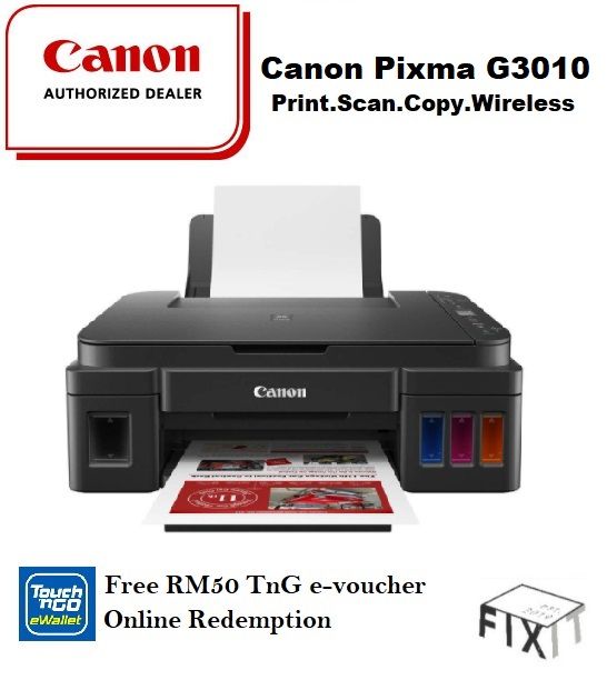 Canon Pixma G3010 (WIRELESS) All-In-One Inkjet Printer | Lazada
