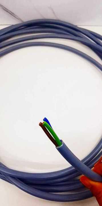 (MADE IN MALAYSIA)(100% PURE COPPER) 3CORE WIRE PVC FLEXIBLE 3 CORE ...