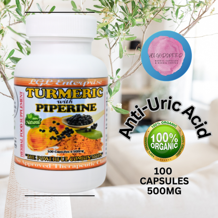 Turmeric With Piperine - Anti Oxidant - Control Obesity - Anti Aging ...