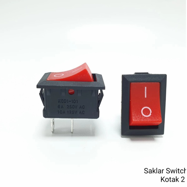 A153 Saklar 21x15mm Rocker Switch Mini ON - OFF 2 Pin / Switch Mini 2 ...