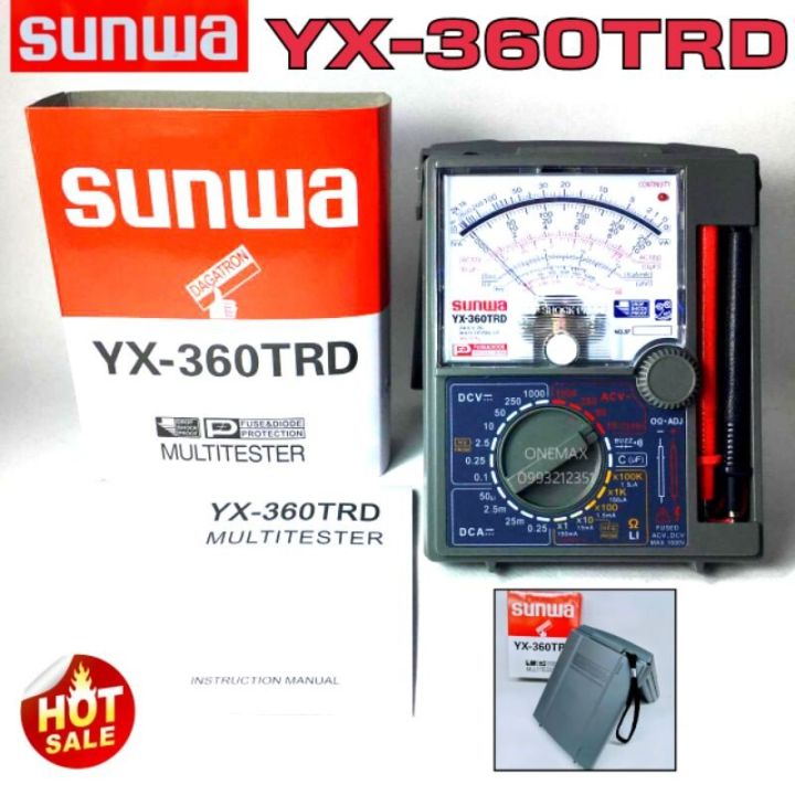 SUNWA YX-360TRD Multimeter มัลติมิเตอร์เข็ม มิเตอร์วัดไฟ มัลติมิเตอร์ ...