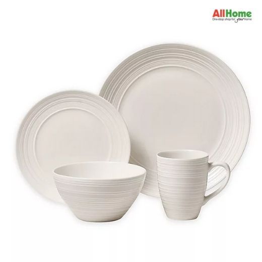Dinner Set -Ripple Line Thomson Stoneware 16pc | Lazada PH
