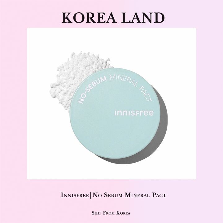 Innisfree | No Sebum Mineral Pact New Version 2023 (8.5g) | Lazada