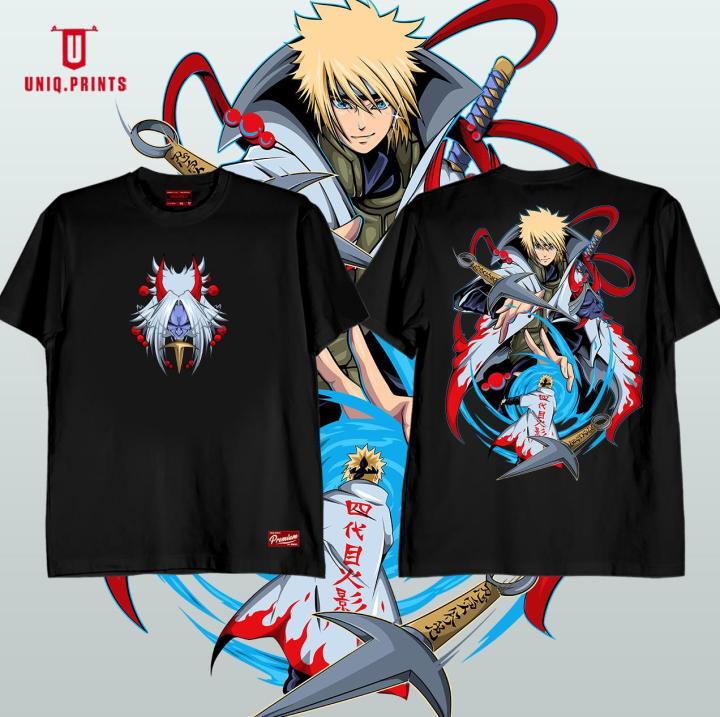UNIQ.PRINTS NARUTO MINATO NAMIKAZE GRAPHIC COTTON TSHIRT FOR MEN AND ...