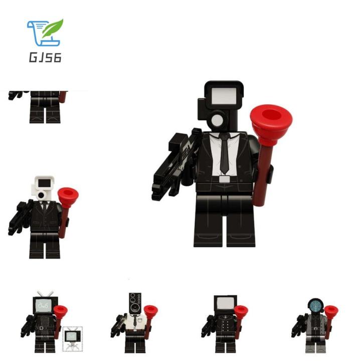 GJ56 เลโก้ Skibidi Toilet ห้องสุขา skibidi อาคารบล็อกชายห้องน้ำ skibidi ...