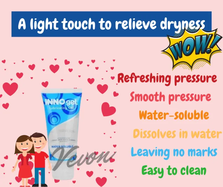 Inno Gel Lubricating Gel 100g Minyak Badan Cecair Pelincir Sex Toys Minyak Pelincir Sex