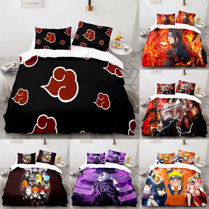 clu ST2 NARUTO 3IN1 床單被套枕套優質床上用品套裝家用臥室可水洗套裝 TS2 ulc | Lazada.co.th