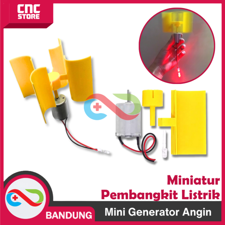 MINIATUR PEMBANGKIT LISTRIK TENAGA ANGIN DIY SENSOR KECEPATAN ANGIN UP ...