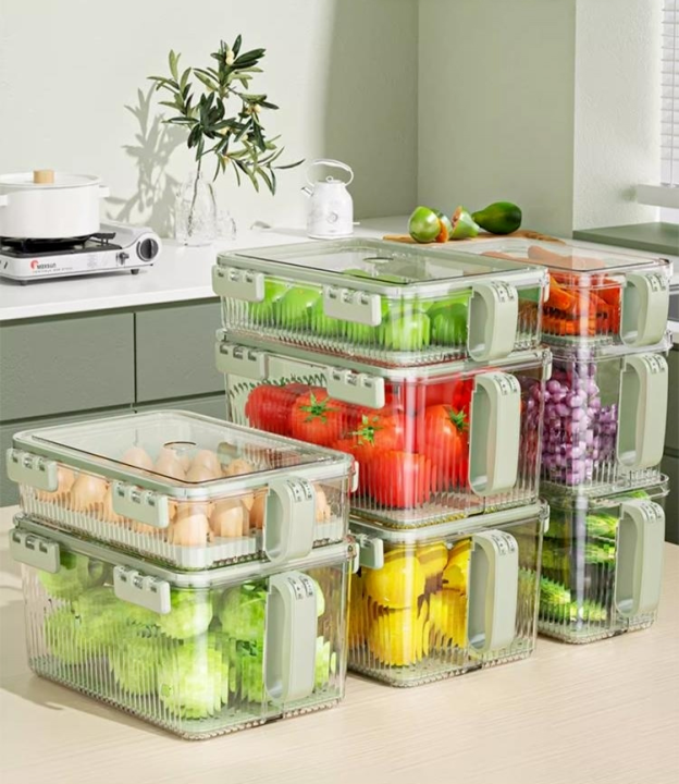 【Fast delivery】Upgraded Rectangular Refrigerator Storage Box | Lazada PH