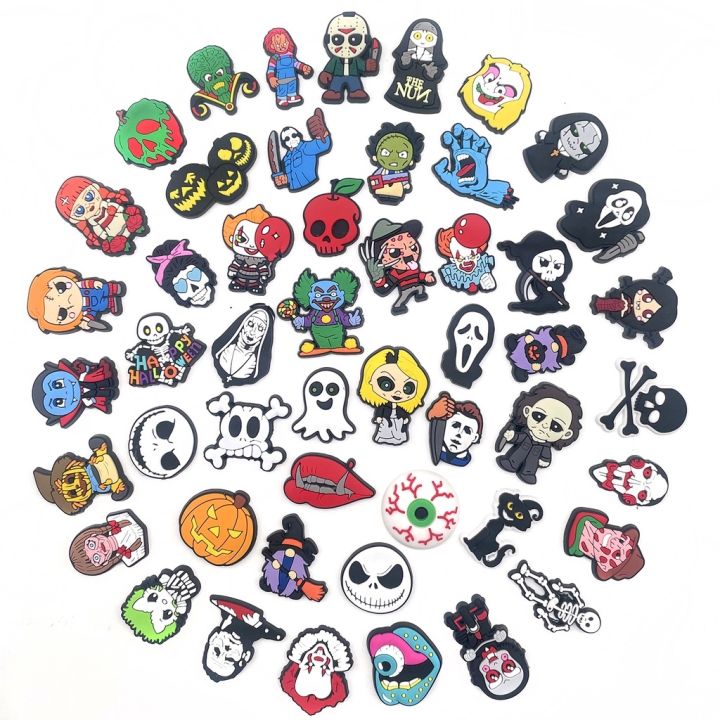 Horror Atmosphere Fashion Crocs Jibbitz Cute Colorful Buckle Shoes ...
