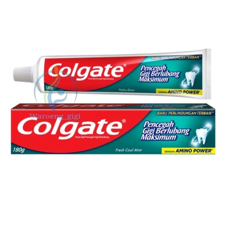 Pasta Gigi Odol Colgate Maximum Cavity Protection Fresh Cool Mint 180gr ...