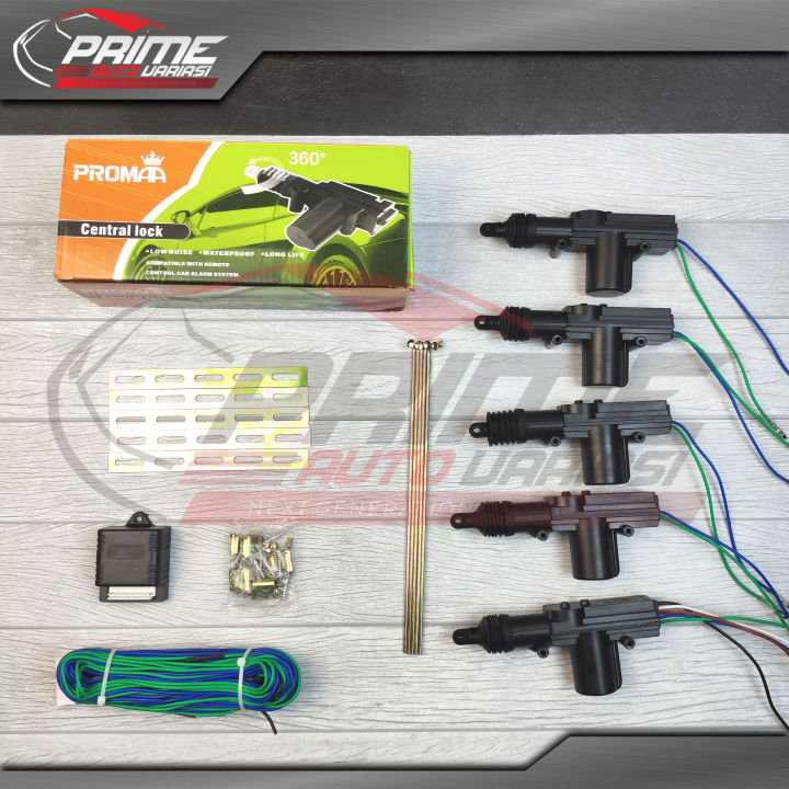 CENTRAL LOCK MOBIL 5 PINTU KOMPLIT UNIVERSAL | Lazada Indonesia