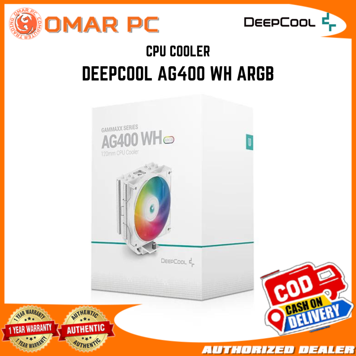 DEEPCOOL AG400 WH ARGB (WHITE) | Lazada PH