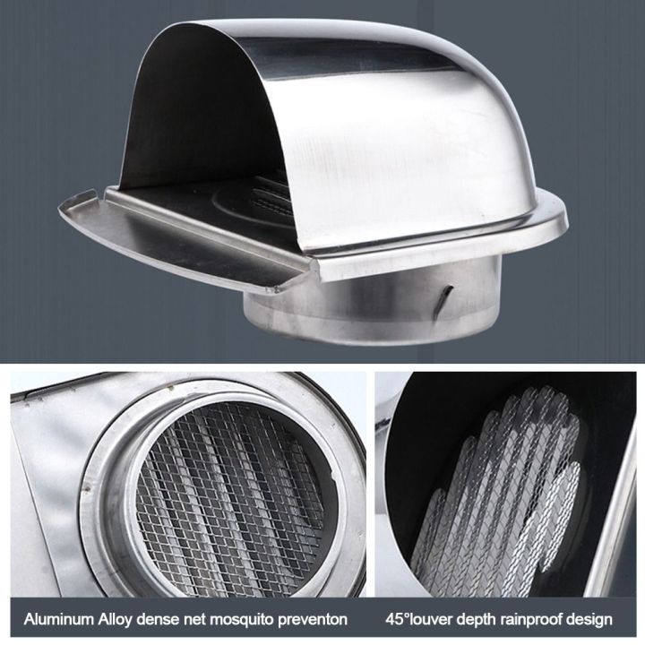 TU3Y 100/150mm Exterior Wall Air Vent Air Circulation Anti-bird And Rat ...