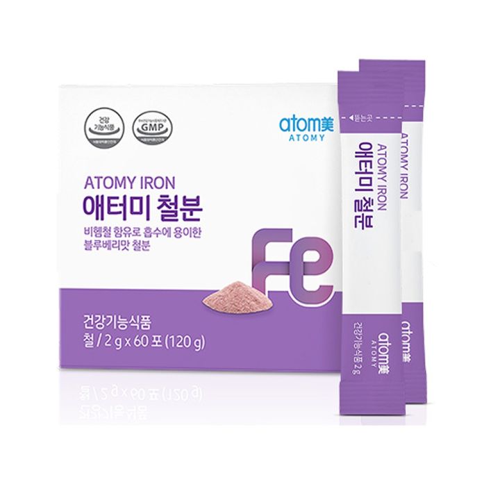 Atomy Iron Fe Powder 艾多美铁粉（2g x 60stick） | Lazada