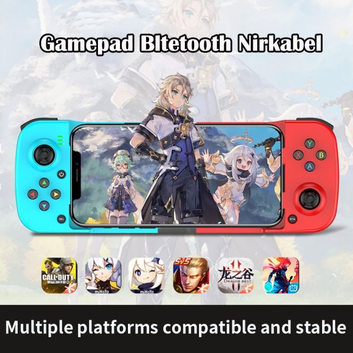 Mobile Gamepad Controller Wireless Bluetooth Game Joystick Compatible With Android And Ios Mode 2