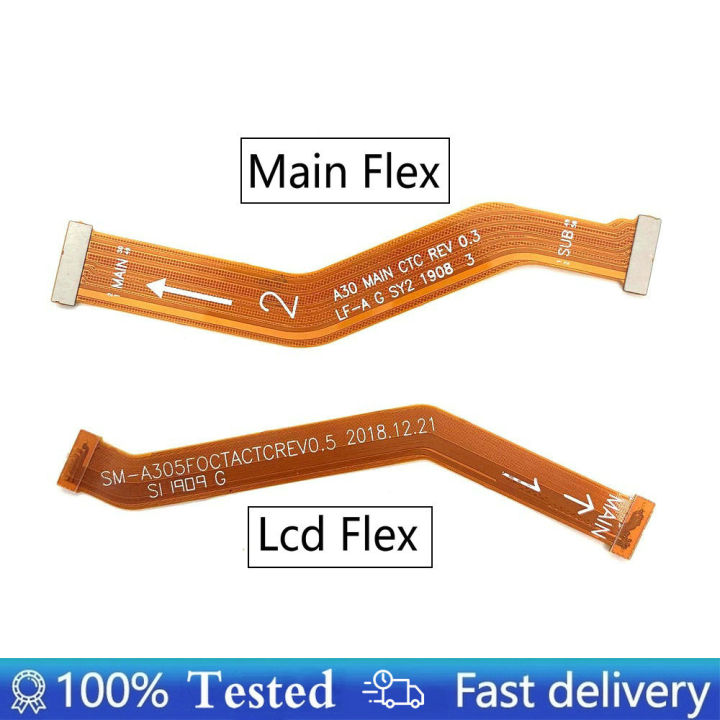 Motherboard LCD Display Flex Cable Connector For Samsung A30 A305F FPC ...