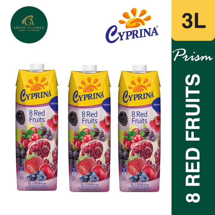 Cyprina 8 Red Fruits Drink Prism 3 Liters | Lazada PH