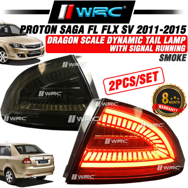 Proton Saga FL FLX SV 2011 - 2015 Dragon Scale Dynamic Tail Lamp With ...