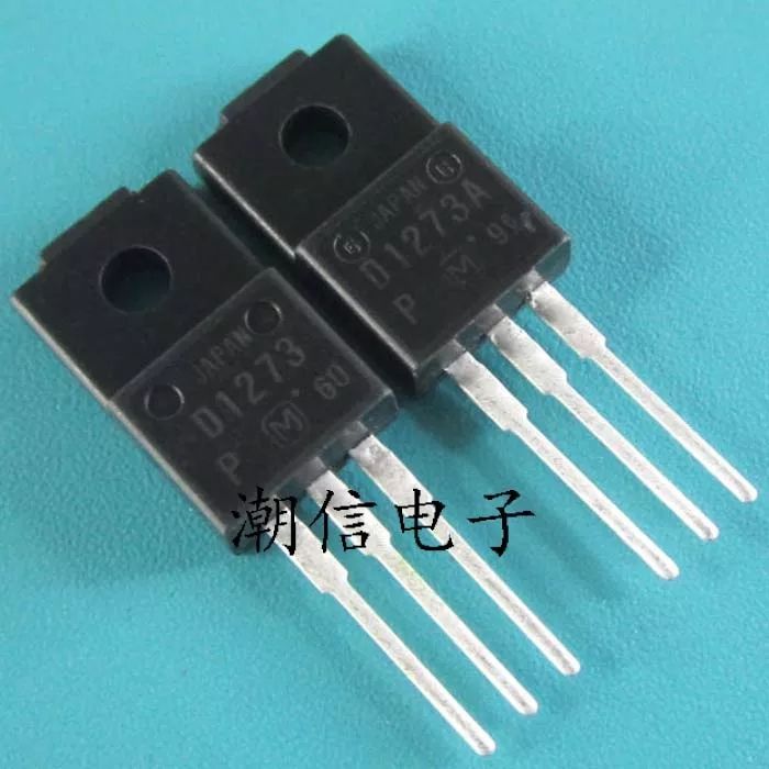 MOSFET 2SD1273A TO-220F 2SD1273 D1273A Silikon NPN Tipe Tiga Difusi ...