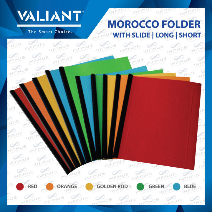 Valiant Morocco Folder with Slide Short | Lazada PH