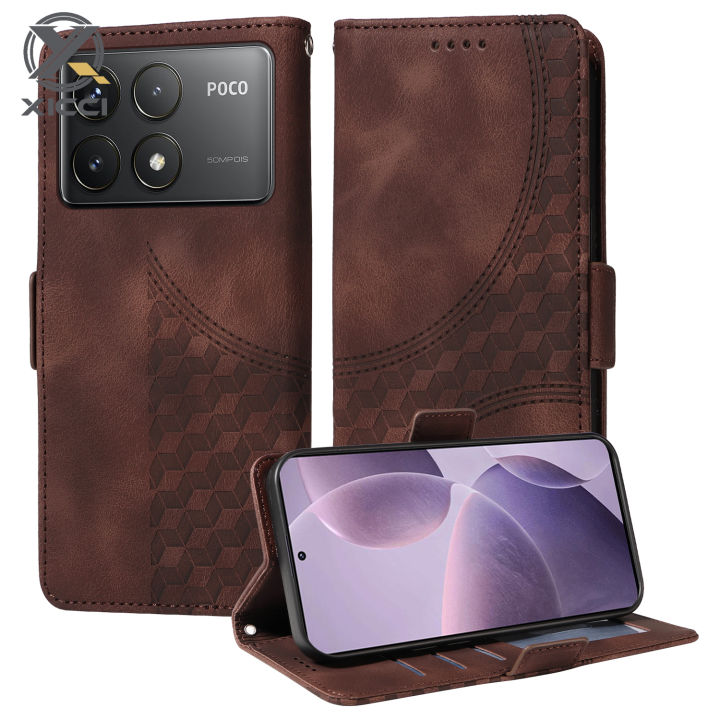 XICCI Flip Case for Xiaomi POCO F6 F6Pro C61 M6 M6Pro X6 X6Pro X5 X5Pro ...