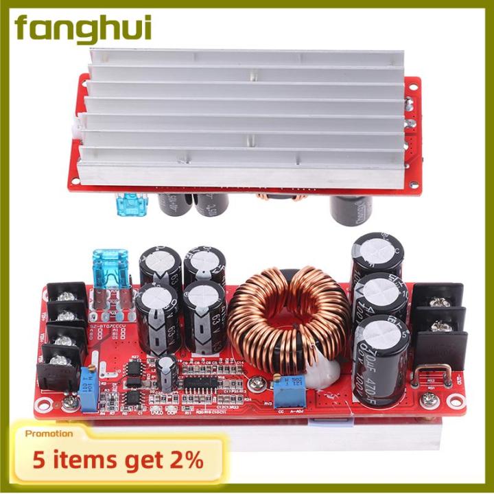 fanghui 1200W 20A DC-DC Converter Boost Car Step-up Power Supply Module 8-60V to 12-83V | Lazada ...
