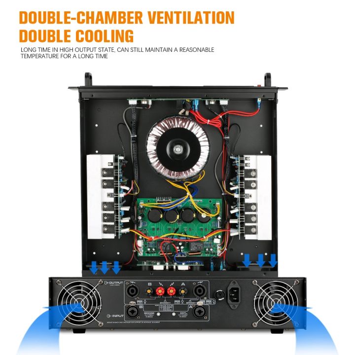 Peavey CS3000 Two Channel Audio Amplifier 8 Ohm 1300 Watt Class H ...