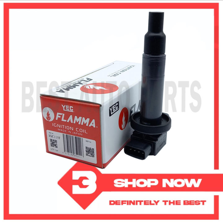 YEC Flamma Ignition Coil (1pc) for Toyota Vios Superman 2014-Up ...