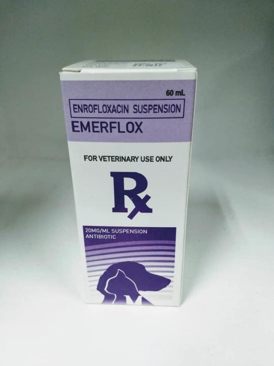 EMERFLOX 60ml Enrofloxacin Suspension | Lazada PH