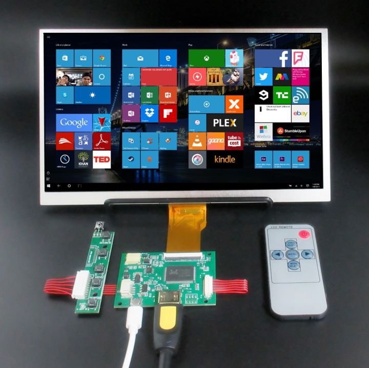 10.1 Inch 1024*600 Screen Display LCD Monitor Driver Control Board HDMI ...