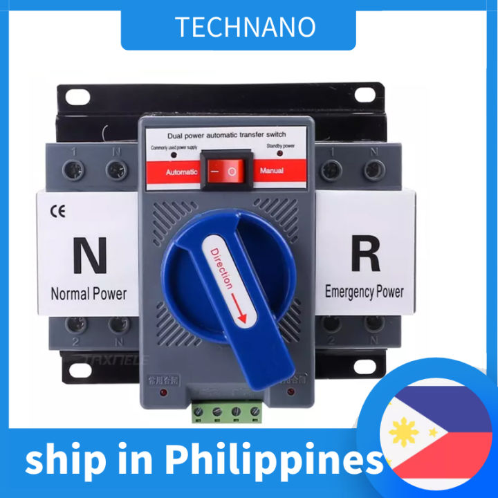 Manila Manual Transfer Switch Ats 2p 63a 230v 380v Micro Circuit ...