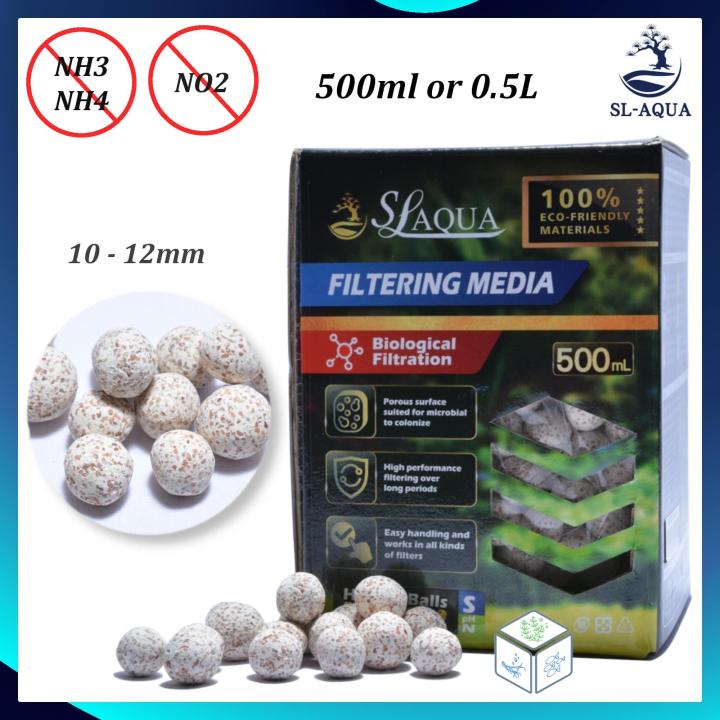 SL Aqua Hollow Ball Bio Filter Media 0.5L | bio filter media aquarium ...