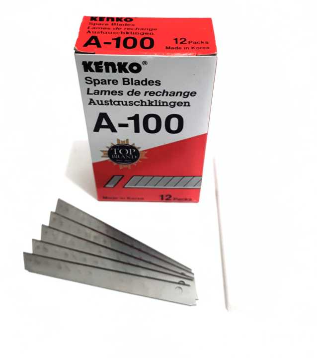 HARGA PER 1KOTAK / 12 PACKS REFILL / ISI CUTTER KENKO A-100 TOP BRAND ...