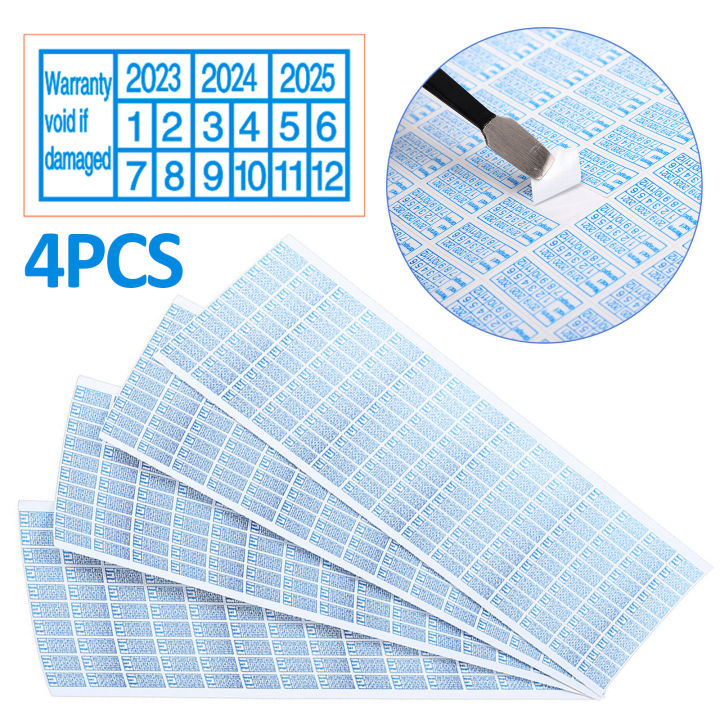 600pcs 2024-2026 Warranty Void If Damaged Protection Security Label ...